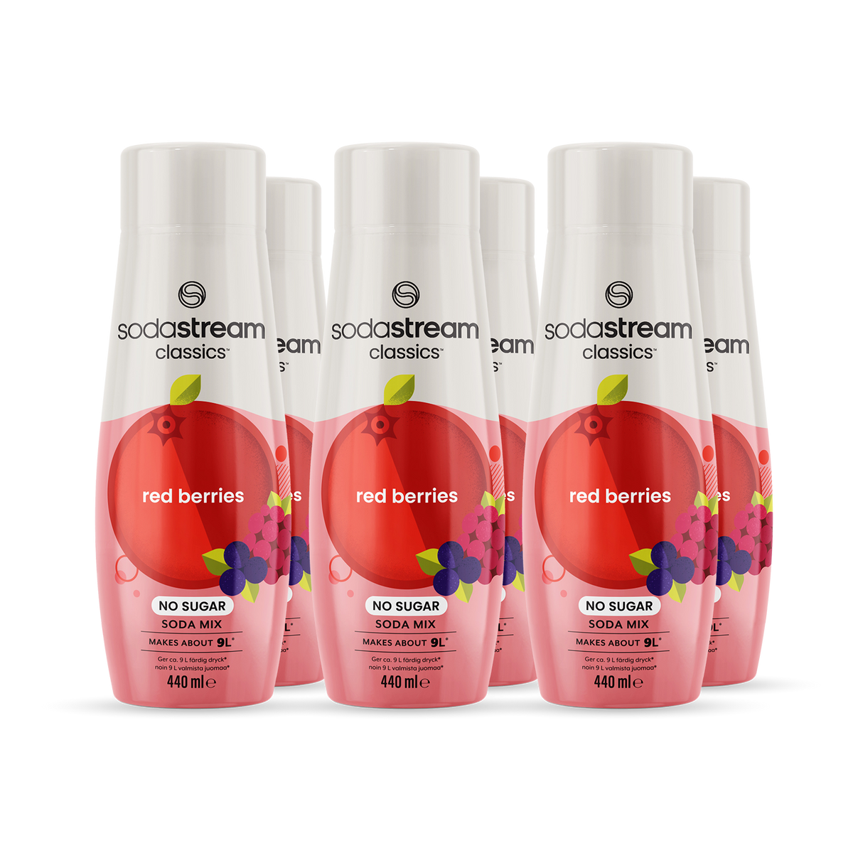 6-pack Red Berries – SodaStream Sverige